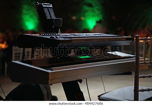 Keyboard On Stage Stock Photo 484427686 | Shutterstock
