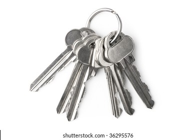 Keys On Ring Stock Photo (Edit Now) 36295579