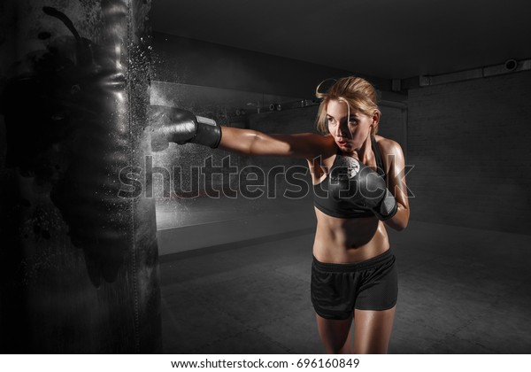 Kickboxing Stock Photo (Edit Now) 696160849