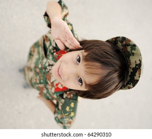 524 Army kid saluting Images, Stock Photos & Vectors | Shutterstock