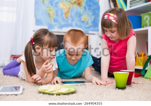 Kids Using Tablet Computer Stock Photo 264904355 | Shutterstock