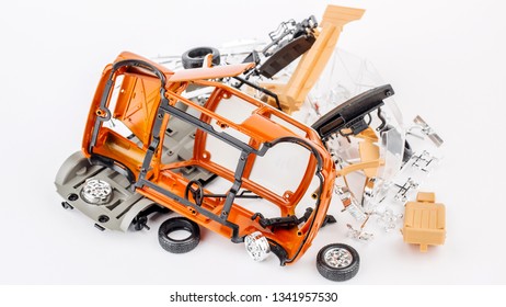 Kit Assembling Gray Plastic Car Model Stock Photo 1341957530 | Shutterstock
