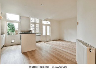 Kitchen Combined Seating Area Empty Room Stock Photo 2136701005 ...