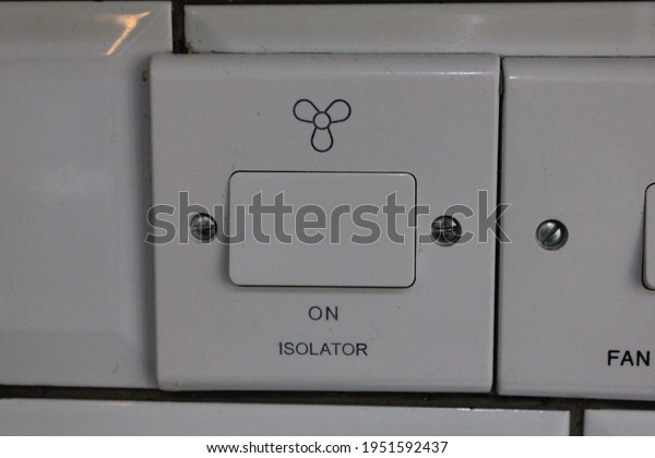 Kitchen Extractor Fan Isolation Switch Stock Photo (Edit Now) 1951592437