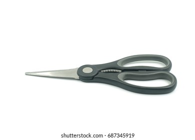 Kitchen Scissors White Background Stock Photo 687345919 | Shutterstock