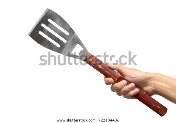 Kitchen Spatula Kitchen Spatula Hand Stock Photo 722184436 | Shutterstock