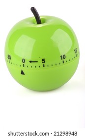 Kitchen Timer Form Green Apple Stock Photo 21298948 | Shutterstock