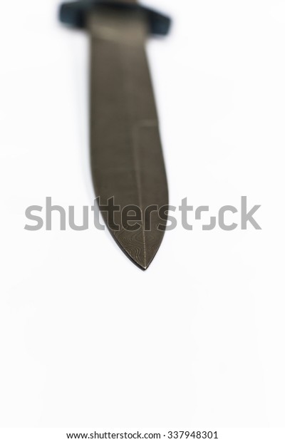 Knifepoint Damask Dagger Patterns Close Macro Stock Photo 337948301 ...