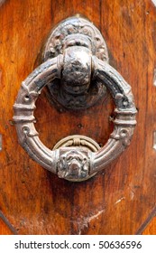 Copper Knocker On Door Stock Photo (Edit Now) 780092614