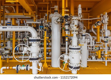 Knockout Drum Valve Transmitter Process Pipeline Stock Photo 1152172094 ...