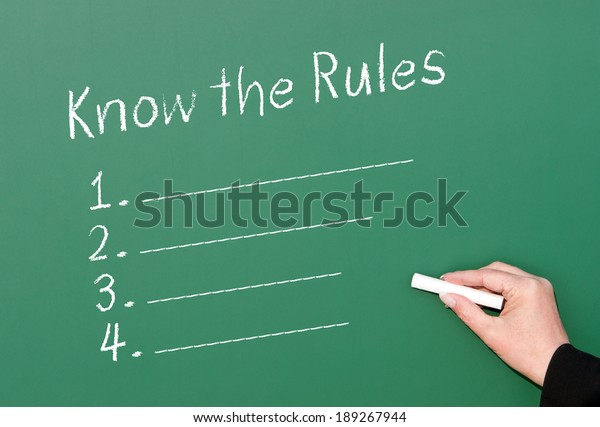 Know Rules Stock Photo 189267944 | Shutterstock