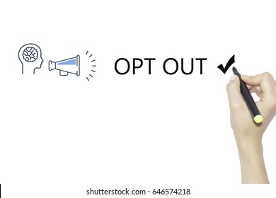 879 Opt out sign Images, Stock Photos & Vectors | Shutterstock