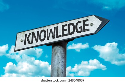 Knowledge Sign Sky Background Stock Photo 248348089 | Shutterstock