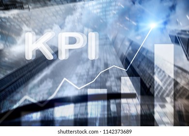 Kpi Key Performance Indicator Graph On Stock Photo 1142373689 ...