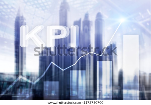 Kpi Key Performance Indicator Graph On Stock Photo 1172730700 ...