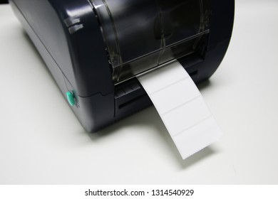 Label Printer Wireless Barcode Scanners Stock Photo 1314540929 ...