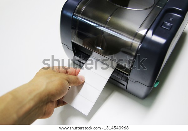 Label Printer Wireless Barcode Scanners Stock Photo (Edit Now) 1314540968