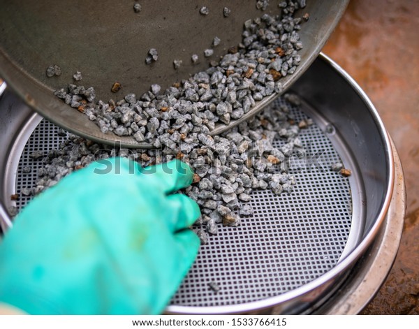 Laboratory Standard Testing Method Clay Lumps Stock Photo (Edit Now ...