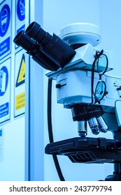 Laboratory Steel Structures Using Microscope Stock Photo 243779794 ...