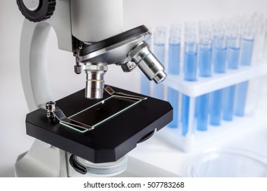 Microscope Room Metal Lens Laboratory Stock Photo (Edit Now) 1518957557