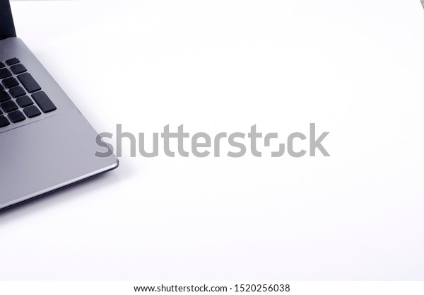 Labtop Computer On White Backgrounds Life Stock Photo 1520256038 ...