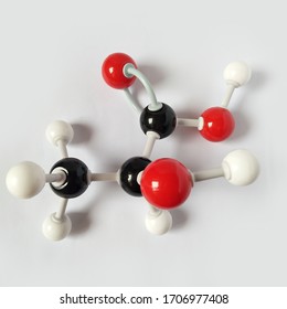 Lactic Acid Molecular Structure Isolated On Stock Photo 1706977408 ...