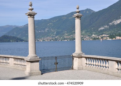 Bellagio Villa Melzi Garden Gates Lake Stock Photo 1585980544 ...