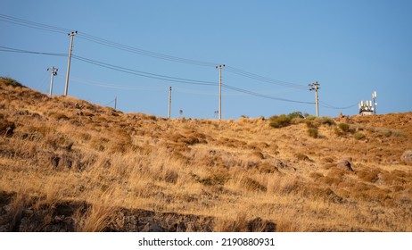 Lamppost Cable Background Front View Stock Photo 2190880931 | Shutterstock