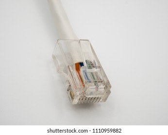 Lan Cable Object Isolated White Background Stock Photo 1110959882 ...