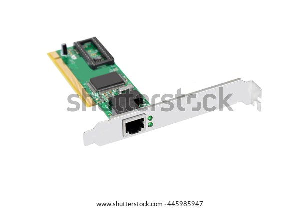 Lan Network Card Computer Isolated On Stock Photo 445985947 | Shutterstock