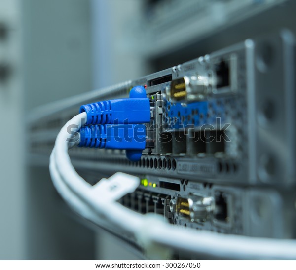 Lan Utp Cable Plug Network Switch Stock Photo (Edit Now) 300267050