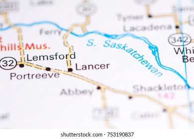 Lancer Canada On Map Stock Photo 753190837 | Shutterstock