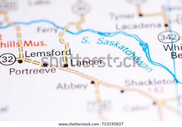 Lancer Canada On Map Stock Photo 753190837 | Shutterstock