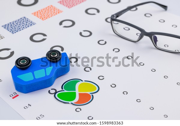 Landolt Ring Eye Test Chart Stock Photo (Edit Now) 1598983363