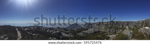 Landscape Looking Down Table Mountain Stock Photo 595725476 | Shutterstock