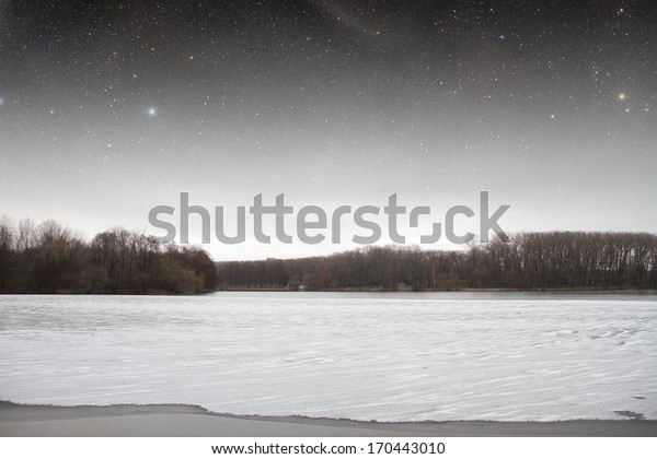 Landscape Night Elements This Image Furnished Stock Photo 170443010 ...