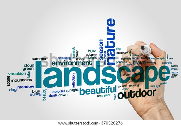 Landscape Word Cloud Stock Photo 370520276 | Shutterstock