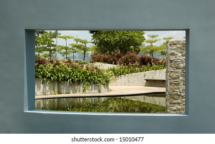 Landscaping View Window Stock Photo 15010477 | Shutterstock