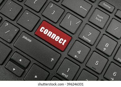 Laptop Computer Keyboard Button Connect Stock Photo 396246331 ...
