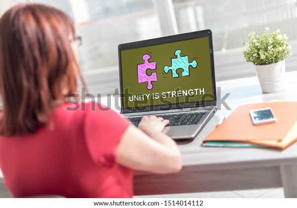 Laptop Screen Displaying Unity Concept Stock Photo 1514014112 ... Laptop Screen Displaying Unity Concept Stock Photo 1514014112 ...