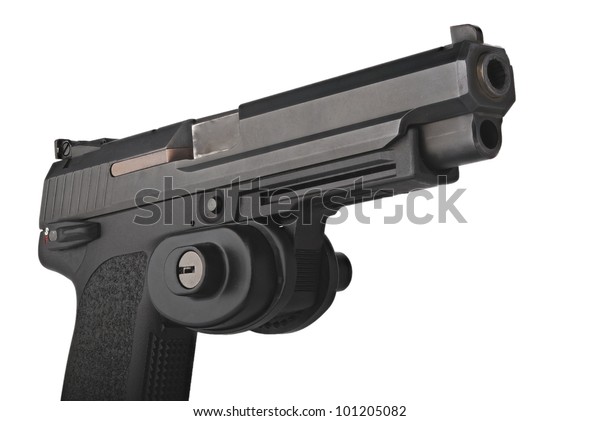 Large 9mm Automatic Pistol Trigger Guard Stock Photo (Edit Now) 101205082