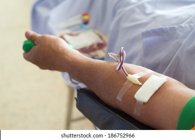 Large Bore Needle Inserted Into Medial Stock Photo (Edit Now) 186752966