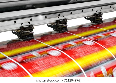 Large Format Ink Jet Printer Stock Photo 711294976 | Shutterstock