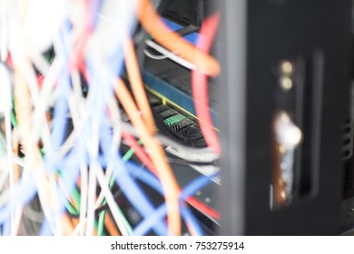 Large Group Internet Cables Data Center Stock Photo (Edit Now) 753275914