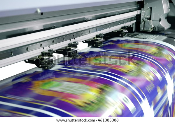 Large Printer Format Inkjet Working Stock Photo (Edit Now) 461085088