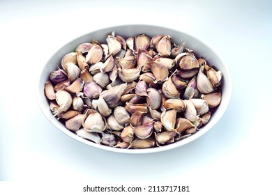 Large Quantity Garlic Cloves Inside Oval Stock Photo 2113717181 ...