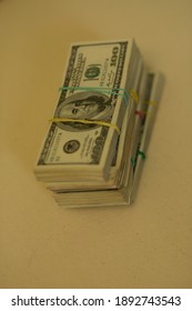 Large Stack 100 Dollar Bills Stock Photo 1892743543 | Shutterstock