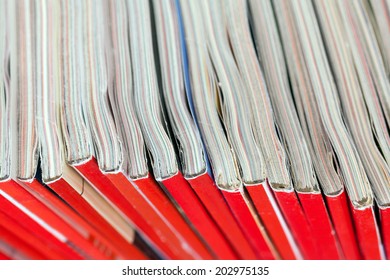 Large Stack Magazines Piled High Texture Stock Photo 202975135 ...