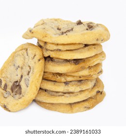 Large Stack Thousands Chocolate Chip Cookies AI-generated image ...