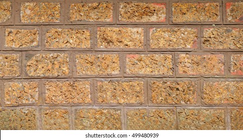 Laterite Wall Pattern Texture Background Stock Photo 499480939 ...
